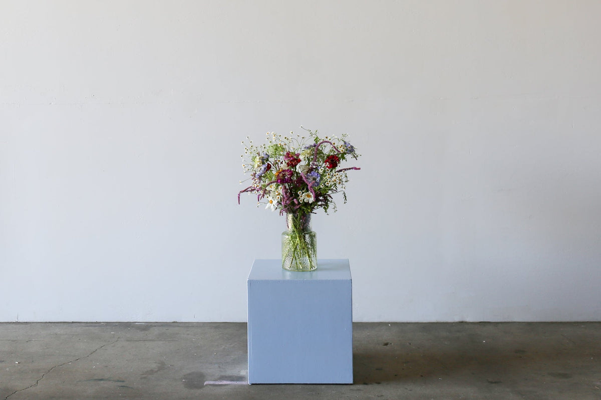 BK Plinth - CUBE POWDER BLUE - PLINTH HIRE SYDNEY REGION - TIMBERMILL