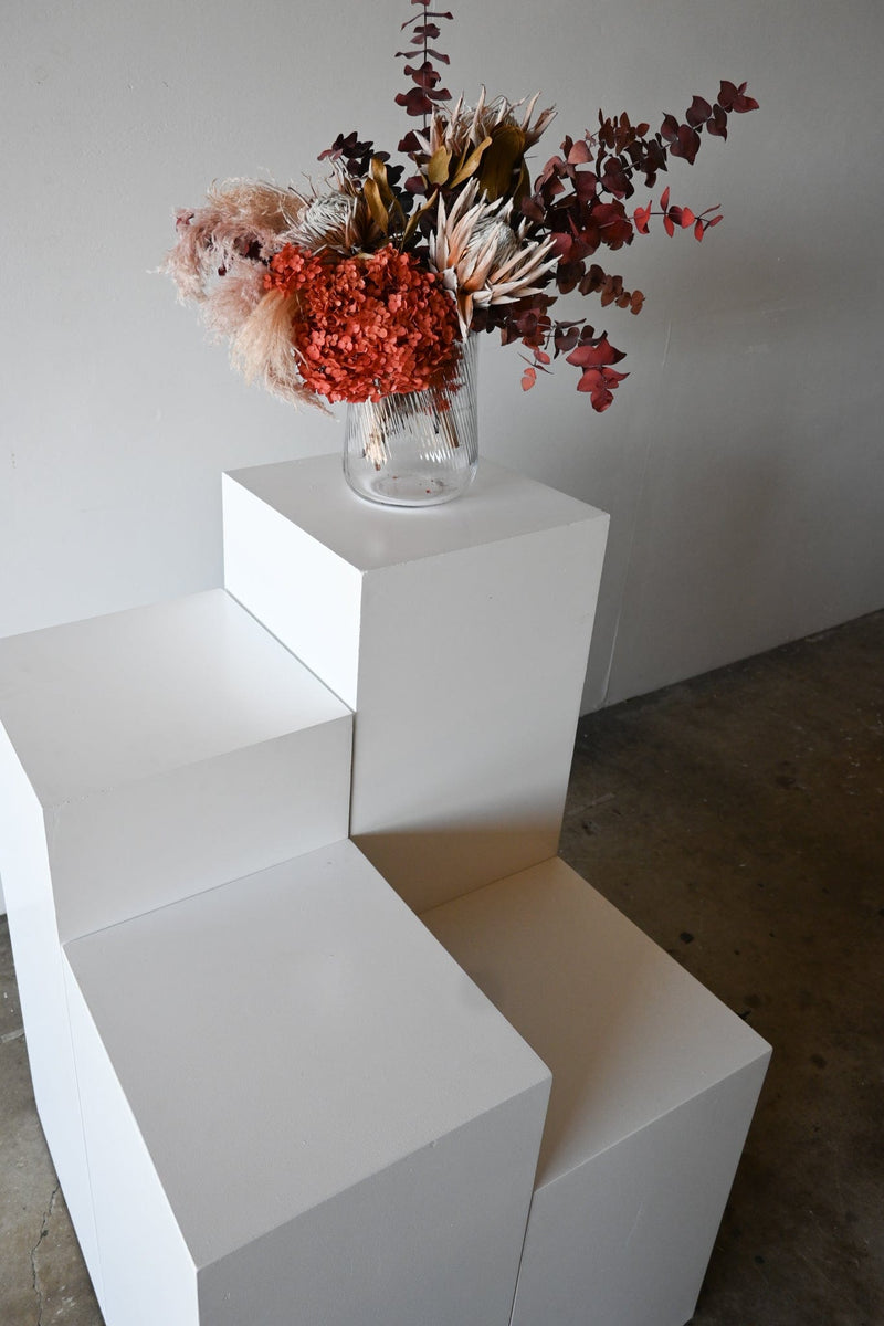 CON Plinth - 1200mm H - WHITE - PLINTH HIRE SYDNEY REGION - TIMBERMILL