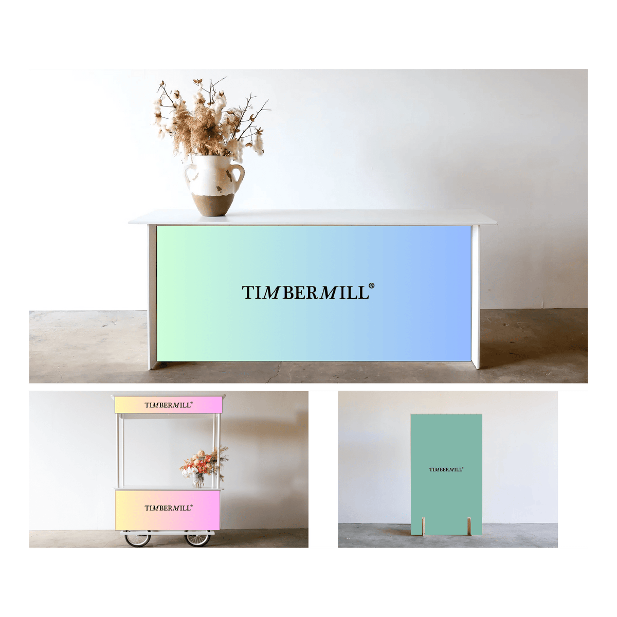 Rental Signage - Timbermill Rentals - TIMBERMILL