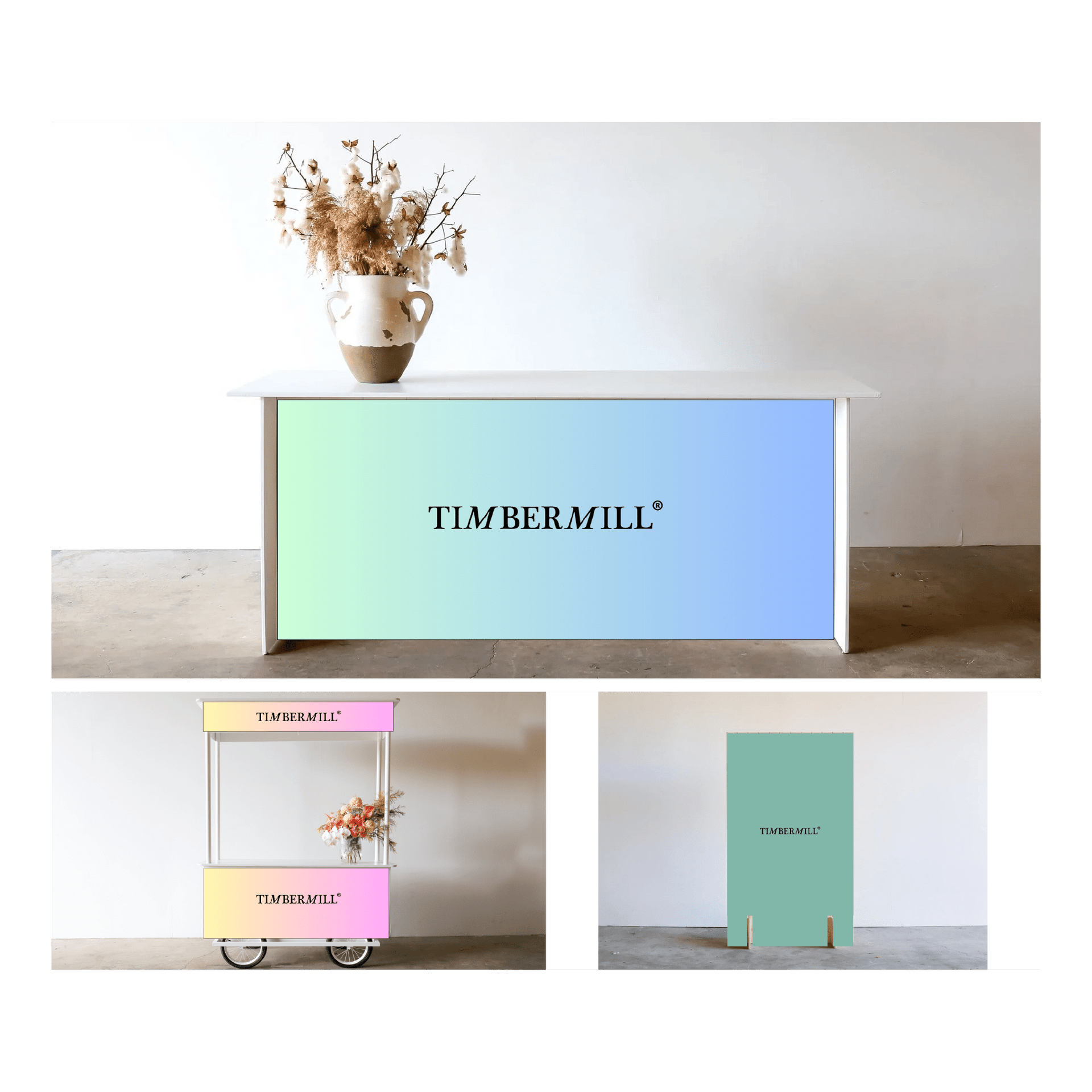 Rental Signage - Timbermill Rentals - TIMBERMILL