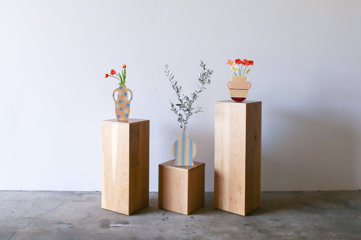 ACC American Oak Plinth - RECTANGLE 450mm H - PLINTH HIRE SYDNEY REGION ...