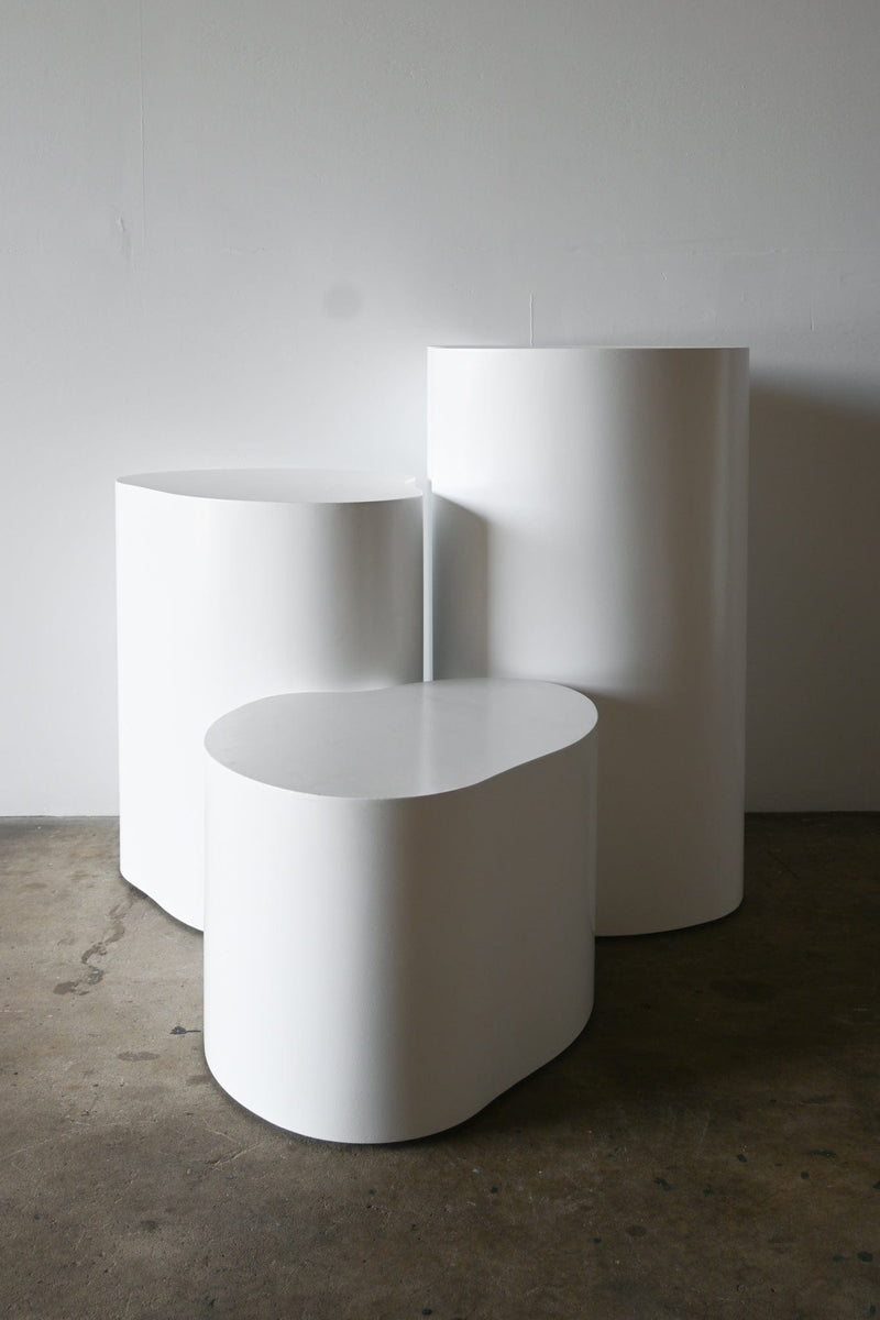 EG ORGANIC PLINTH WHITE 450mm H - PLINTH HIRE SYDNEY REGION - TIMBERMILL