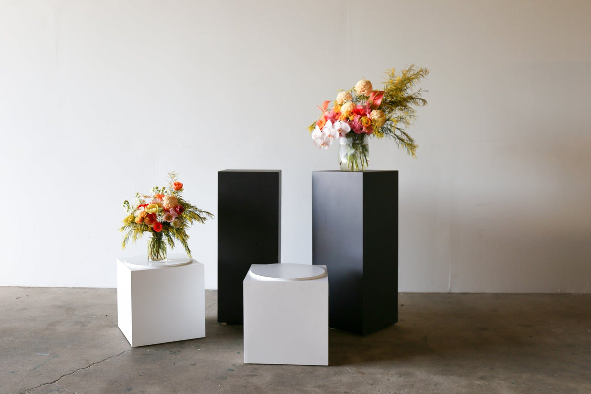 BK Plinth - SQUARE BLACK 1000mm H - PLINTH HIRE SYDNEY REGION - TIMBERMILL