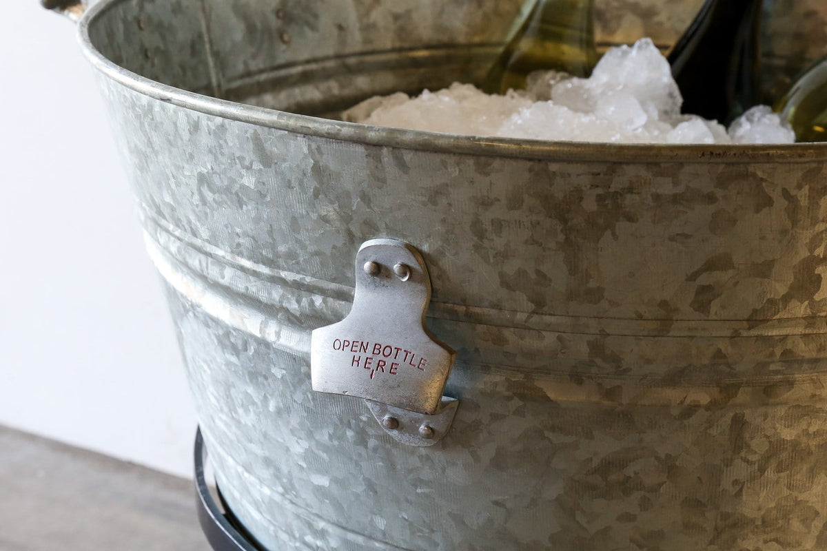GALVANISED Drinks Tub WITH STAND | SIGNAGE AND DISPLAY ITEM HIRE SYDNEY ...