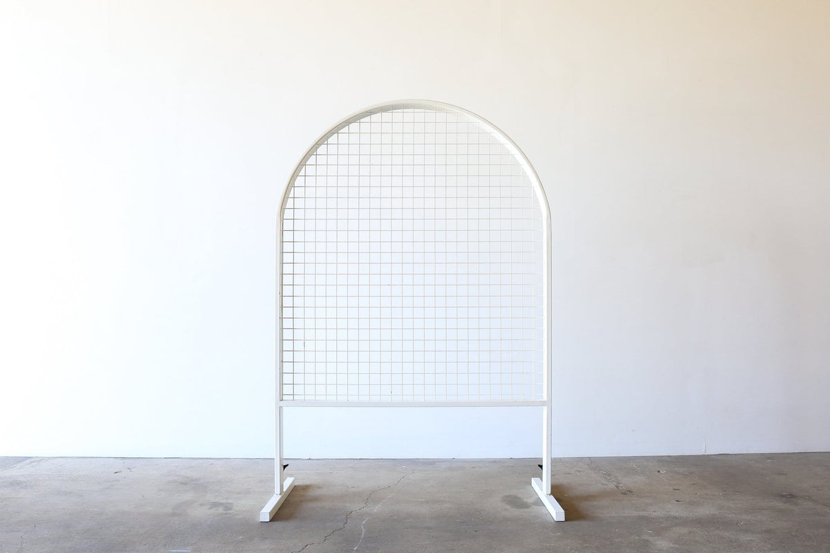 MRS MESH Arch - WHITE | STRUCTURE, SHELVING, WALL HIRE SYDNEY REGION ...
