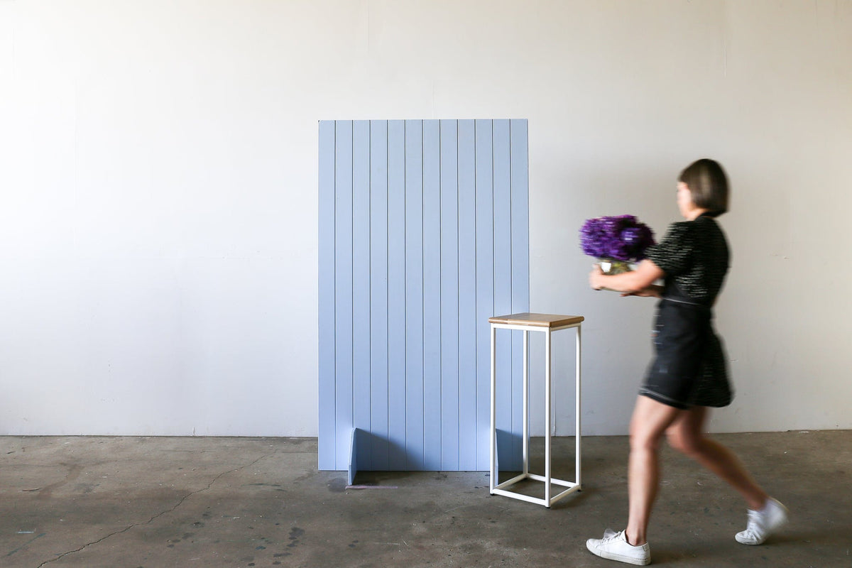 PANEL BEATER Wall Unit - POWDER BLUE | STRUCTURE, SHELVING, WALL HIRE ...